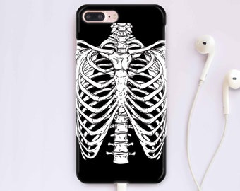 Skeleton phone case | Etsy
