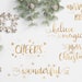 Christmas Overlays Holiday Word Art Overlays for