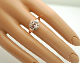 Morganite ring | Etsy