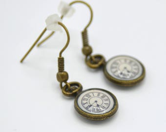 Clock earrings | Etsy
