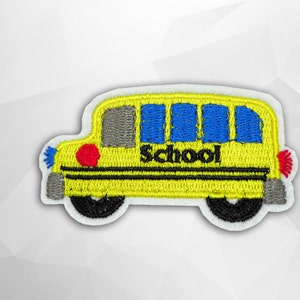 School bus patch | Etsy