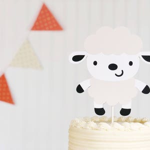 Sheep cake topper | Etsy