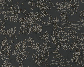 Script fabric | Etsy