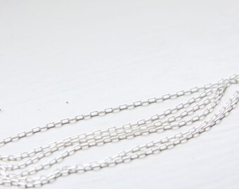 Rectangle link chain | Etsy