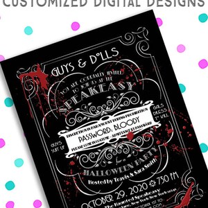 Speakeasy invitation | Etsy