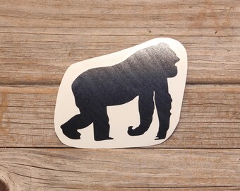 Gorilla sticker | Etsy