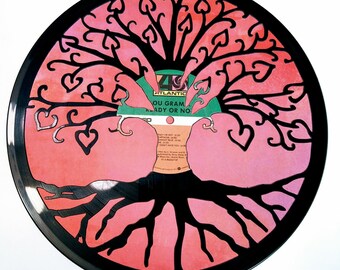 Vinyl record art | Etsy