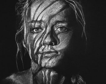 Graphite portraits | Etsy
