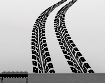 Tire tracks | Etsy