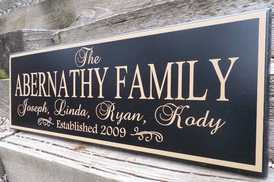 Personalized Family Established Wood Sign Last Name Established Sign Personalized Family Established Wood Sign Last Name Established Sign