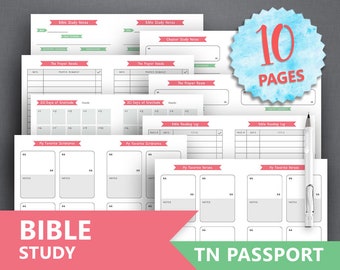 Bible Study Prayer Planner Daily Devotions printable