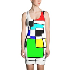 Mondrian dress | Etsy