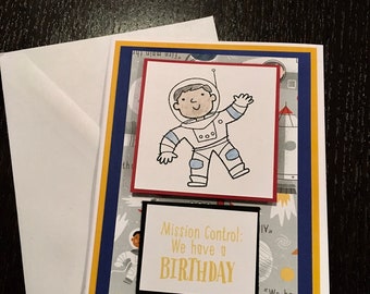 Astronaut card | Etsy