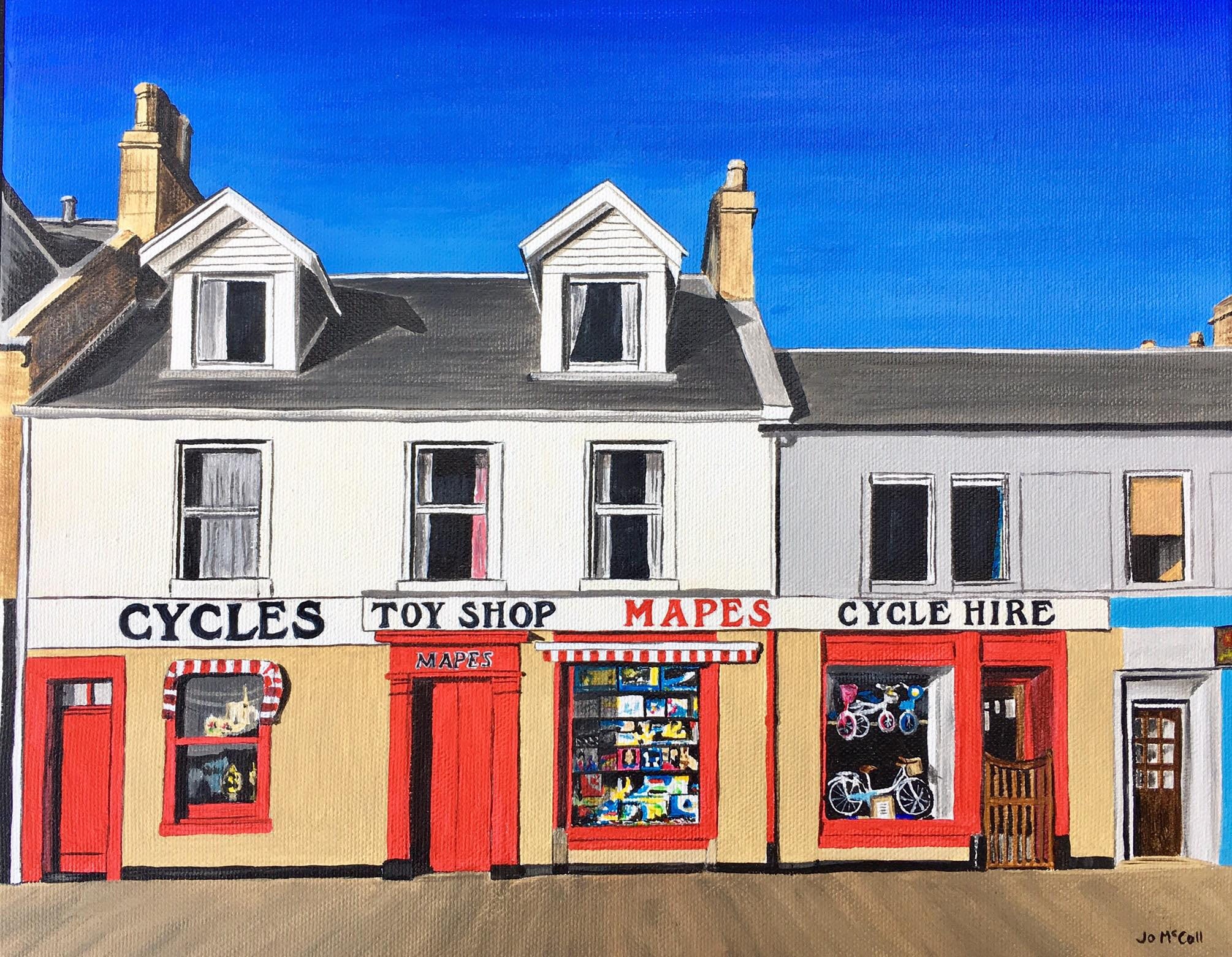 Mapes of Millport giclee print of original painting by