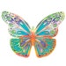 Watercolor Butterfly Wall Decals Easy Peel & Stick Colorful