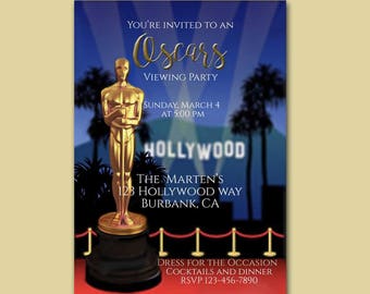 Oscar invitation | Etsy