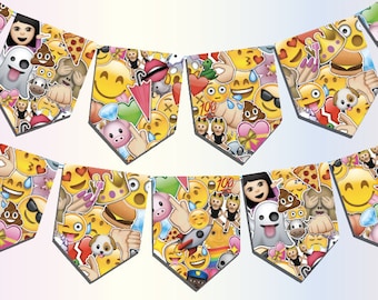 Emoji banner | Etsy