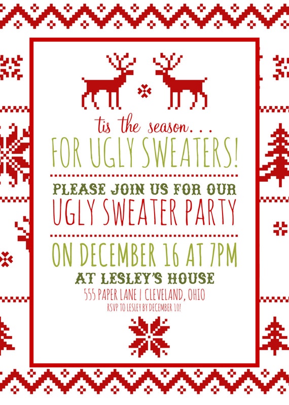 Items similar to Ugly Sweater Party - Christmas on Etsy