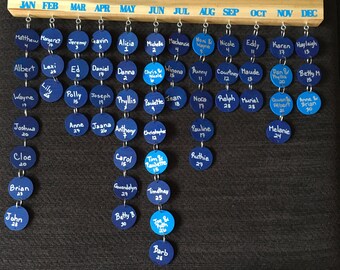 Rustic barn wood calendar frame. Calendar holder. Reclaimed