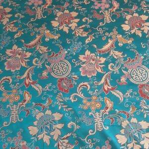 Chinese silk fabric | Etsy
