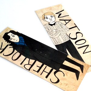 Sherlock bookmark | Etsy