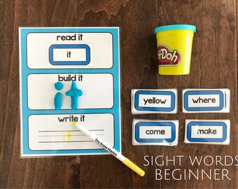 Sight Word Flash Cards All Dolch Words Reading Kit for