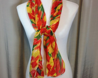 Yellow green scarf | Etsy