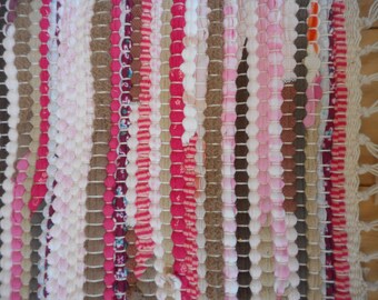 Upcycled rag rug | Etsy