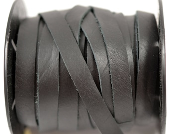 Flat leather cord | Etsy