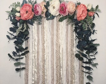 Floral wall hangings | Etsy