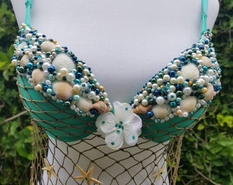 Mermaid bra | Etsy