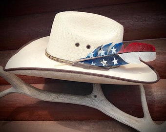 Cowboy hat feathers | Etsy