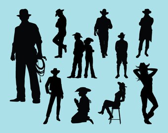 Cowboy svg | Etsy