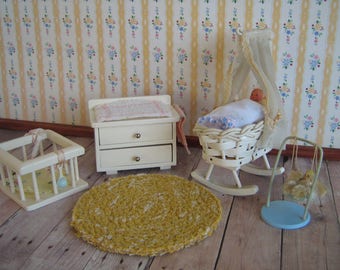 Dollhouse nursery | Etsy