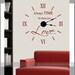 Time Spent with Family Clock Decal Large FAMILY PHOTO Wall