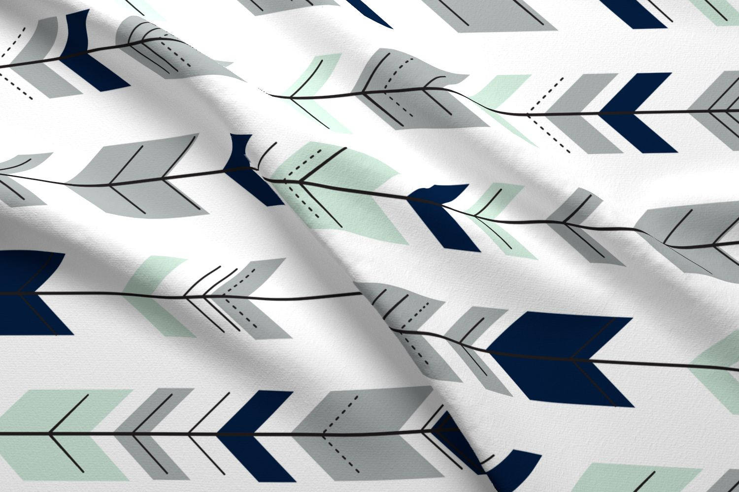 Arrows Fabric Fletching Arrrows 90 // Northern Lights