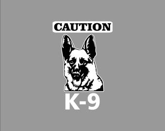 K9 police decal | Etsy