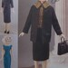 GENE Doll Clothes Sewing Pattern UNCUT Vogue 7223 coat dress