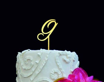 G cake topper | Etsy