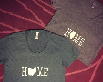 Home State Shirt State Home Shirt Home Shirt Where I'm