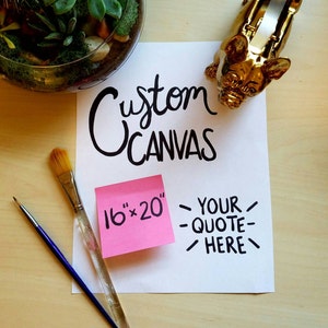 Canvas quotes | Etsy