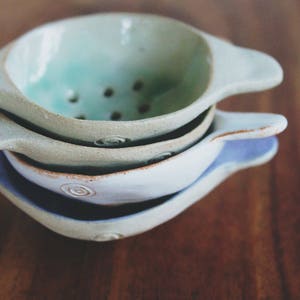 Ceramic tea strainer | Etsy