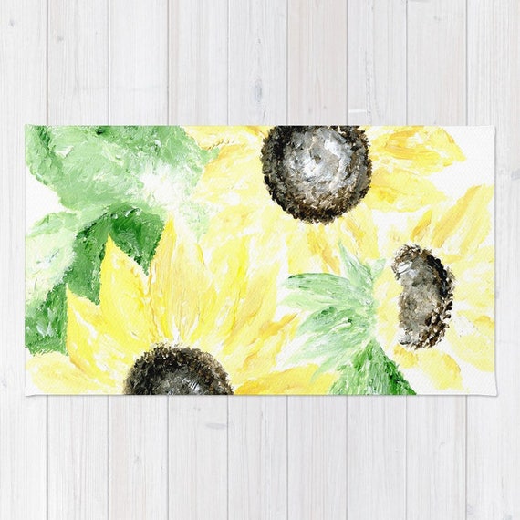 Sunflower Area Rugs - Brighten Up Your Floors & Let the Sun Shine In