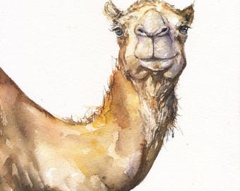 Camel art | Etsy