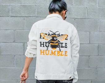 Custom jean jacket | Etsy