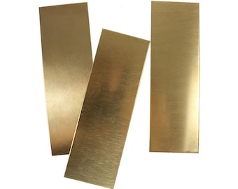 Red Brass Sheet 26ga 1 x 6 0.41mm Thick Pkg of 6