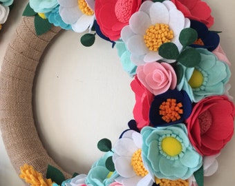 Spring wreath | Etsy