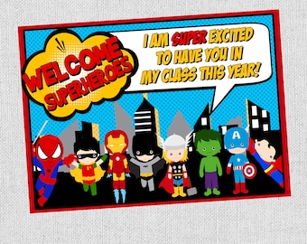 Superhero teacher | Etsy