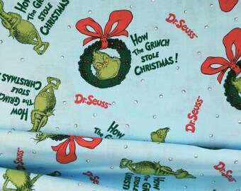 Grinch fabric | Etsy