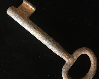 Set Antique Art Deco Front Gate Key Hole with Vintage Cabinet